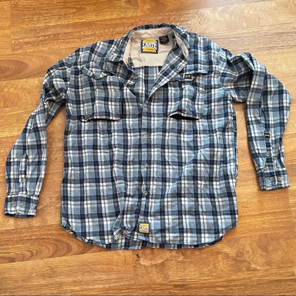 Planet Earth | Shirts | Mid 9s Powder Blue Plaid Flannel By Planet ...